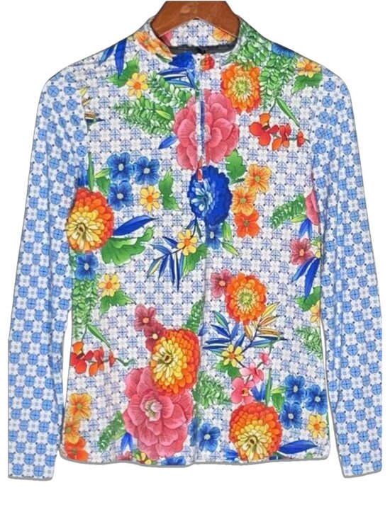 Barbara Erickson | Swim | Barbara Erickson Swim Bathing Suit 4 Zip Mock ...